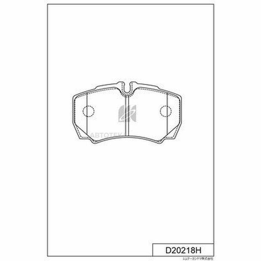 Колодки тормозные KASHIYAMA D20218H Ford TRANSIT '06-'14 R