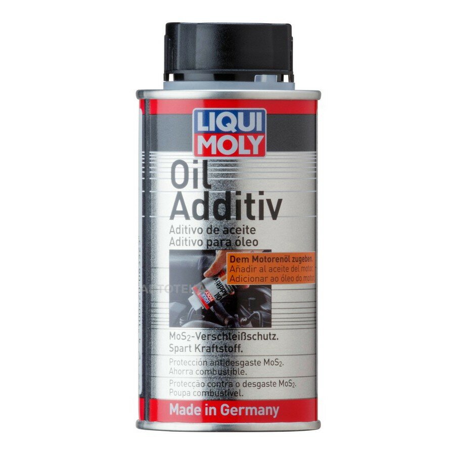 Антифрикц. присадка с дисульфидом молибдена в мот. м Oil Additiv (0125л) LIQUI MOLY 8352