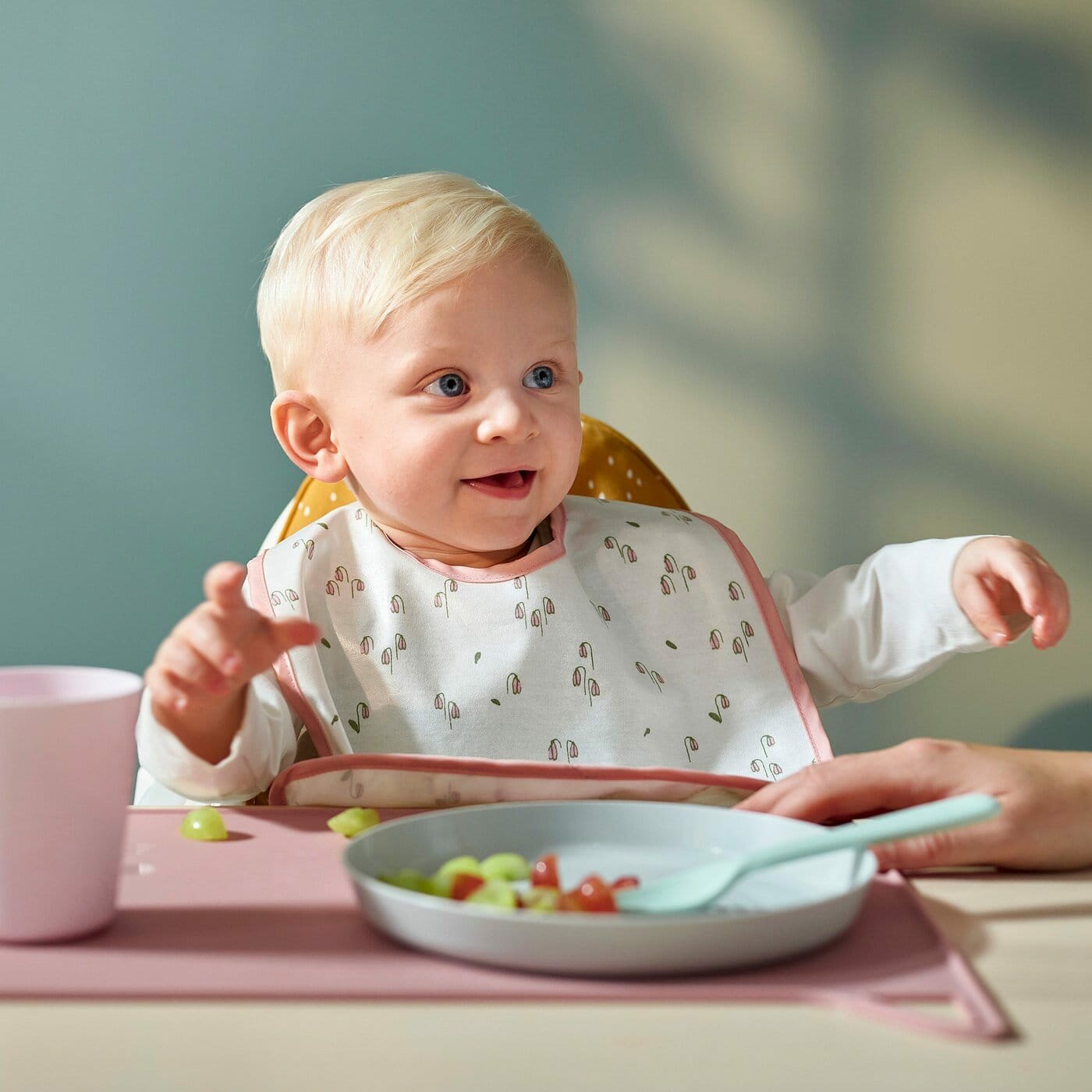 Слюнявчики IKEA GULDV VARE, хлопок, каучук, полиэстер, водонепроницаемые, 2 шт