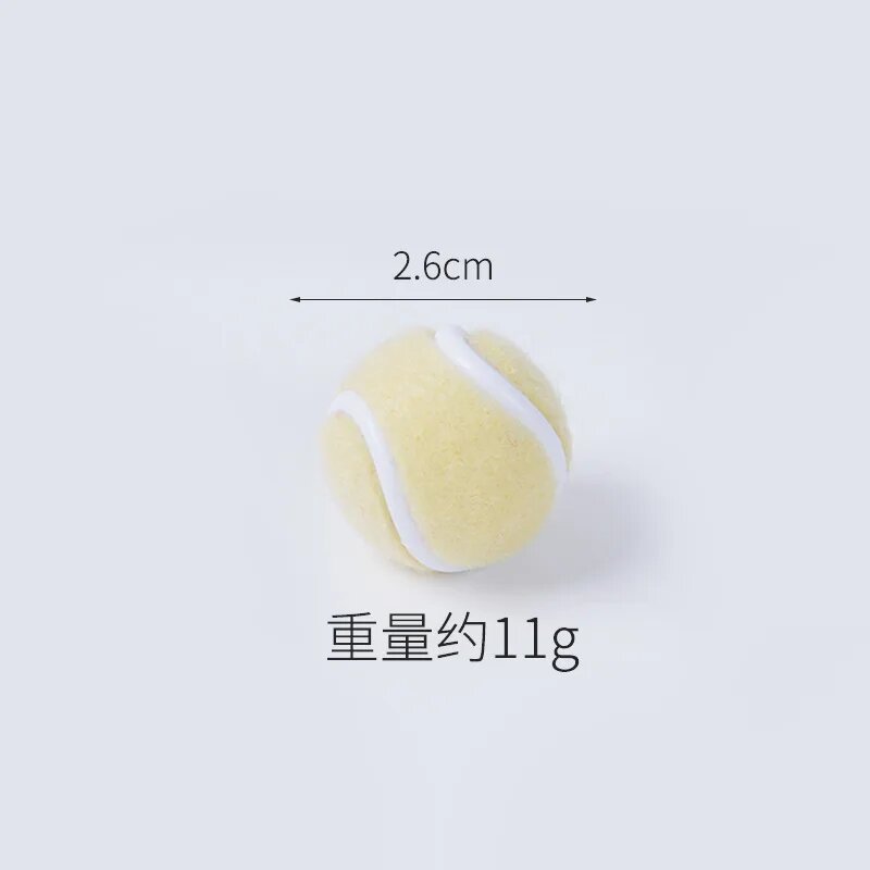 Мини теннисный мяч из ПВХ Желтый, light large