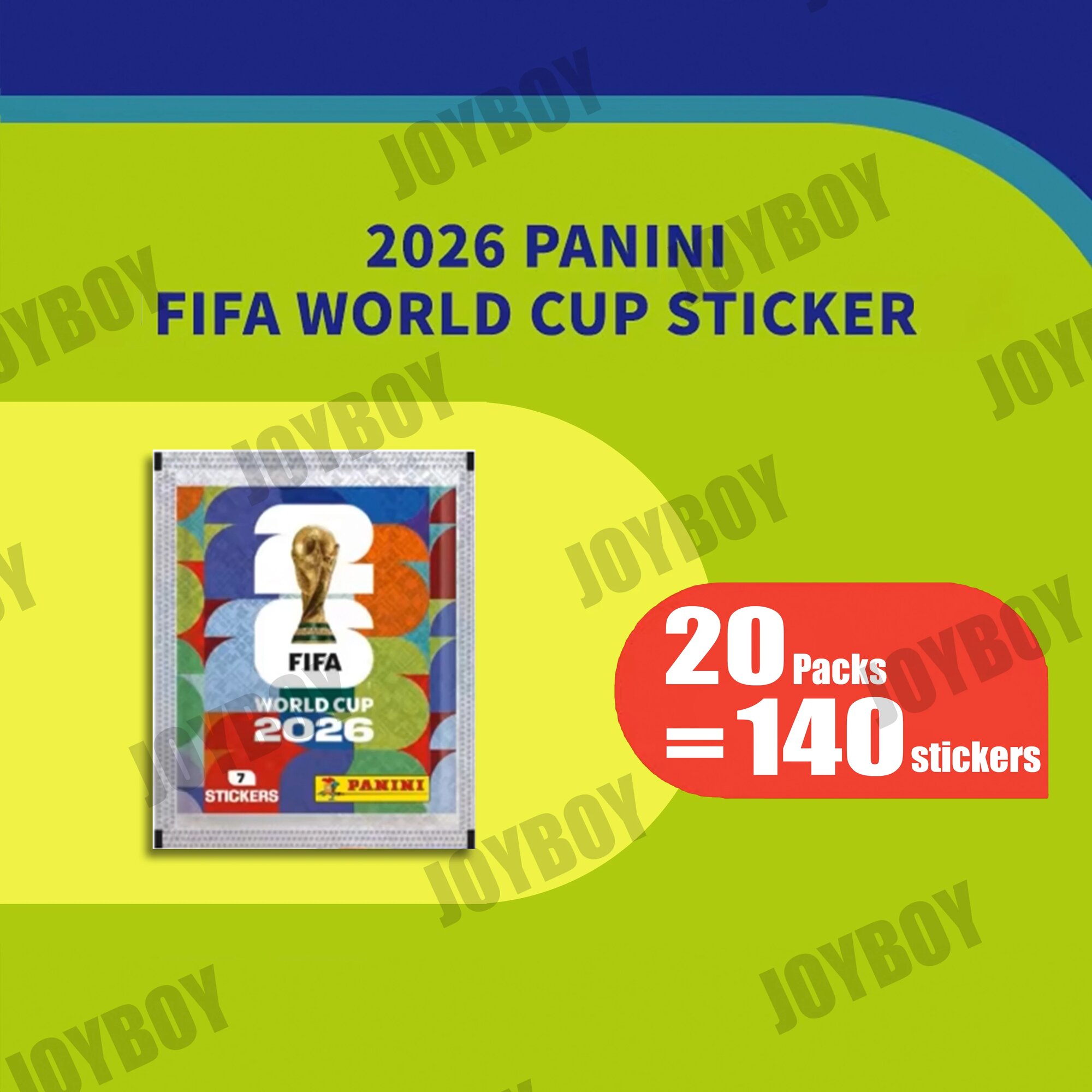 Коллекционные стикеры Panini FIFA World Cup 2026 20 packs