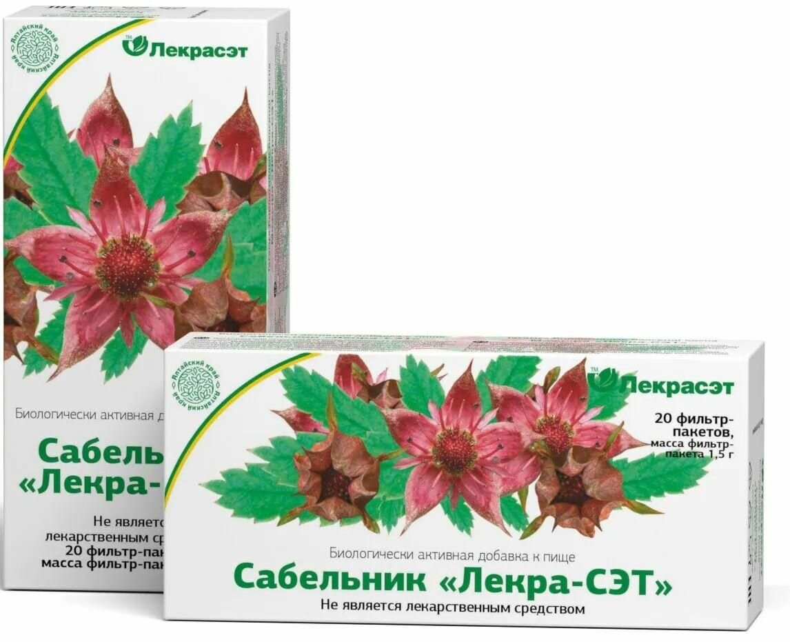 БАД Лекра-СЭТ Сабельник № 20 пакетов х 1,5г 2418