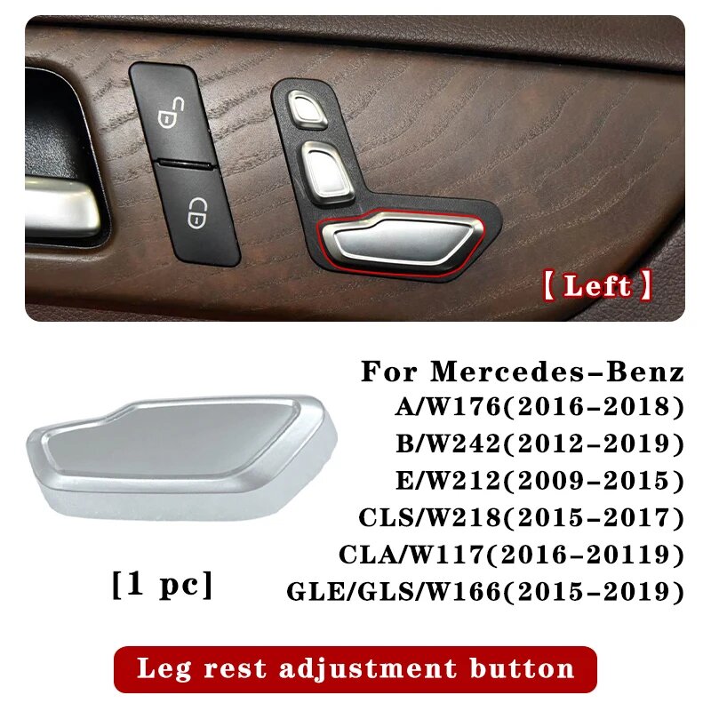 Кнопка подголовника сиденья подходит для Mercedes Benz W166 W212 W292 левая правая L Leg rest button