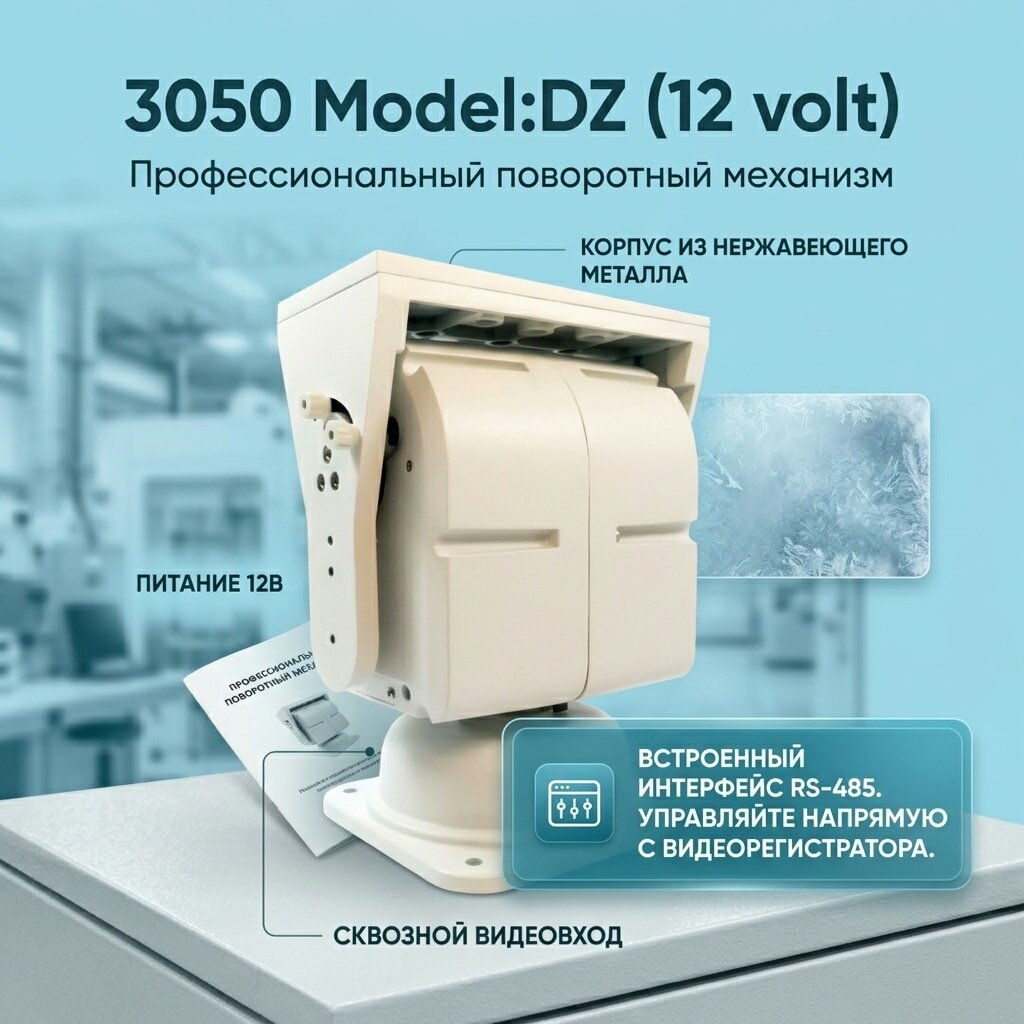 Уличное поворотное устройство для камеры наблюдения RS-485 - 3050 DZ