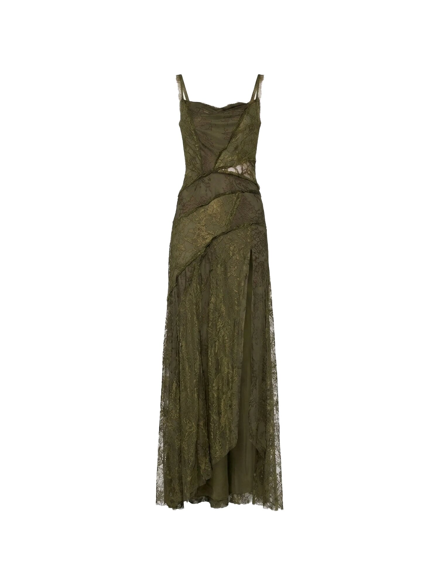 Платье Floral-lace panelled maxi dress