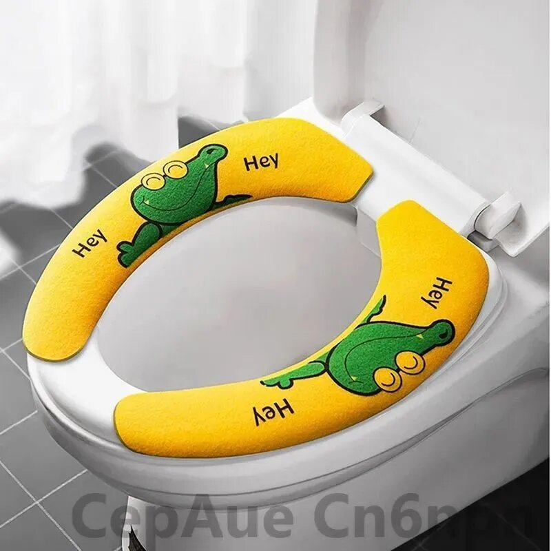 Клейкий коврик для унитаза