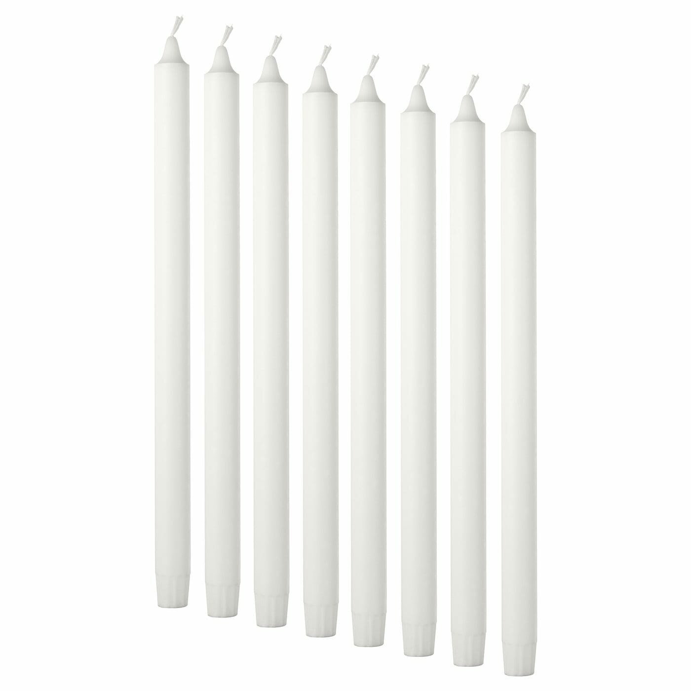 Свеча IKEA JUBLA 401.544.01, стеариновая, без запаха, 35см, 10ч