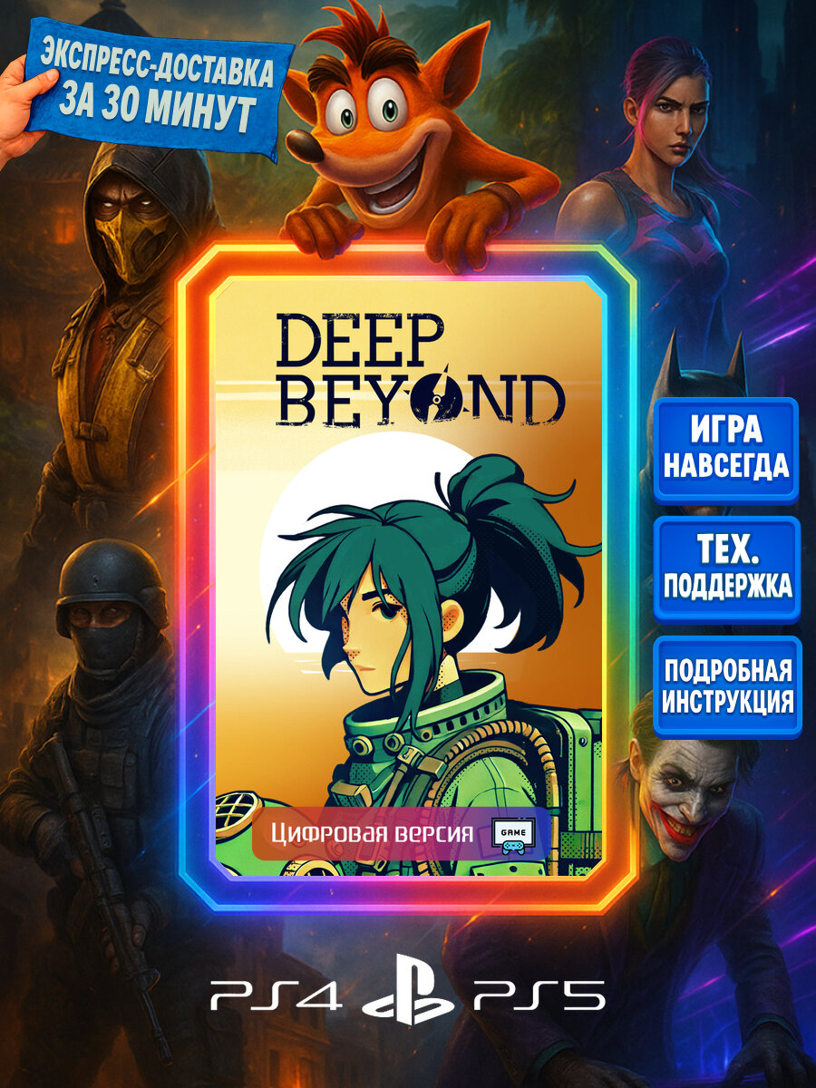 Deep Beyond PS4/PS5 | Моментальная доставка | Английский язык | Приключения