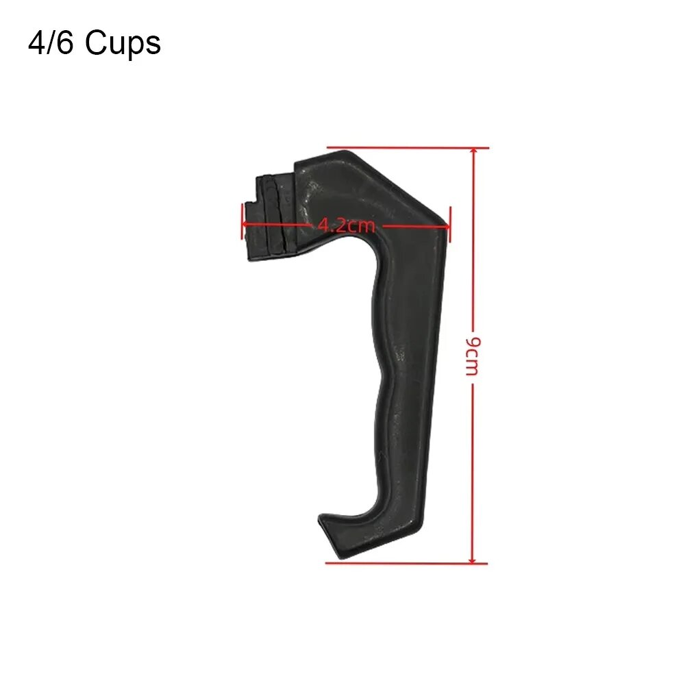 Пластиковая ручка для кофеварки мока чёрная 1 шт. 1Pcs 4-6 Cups