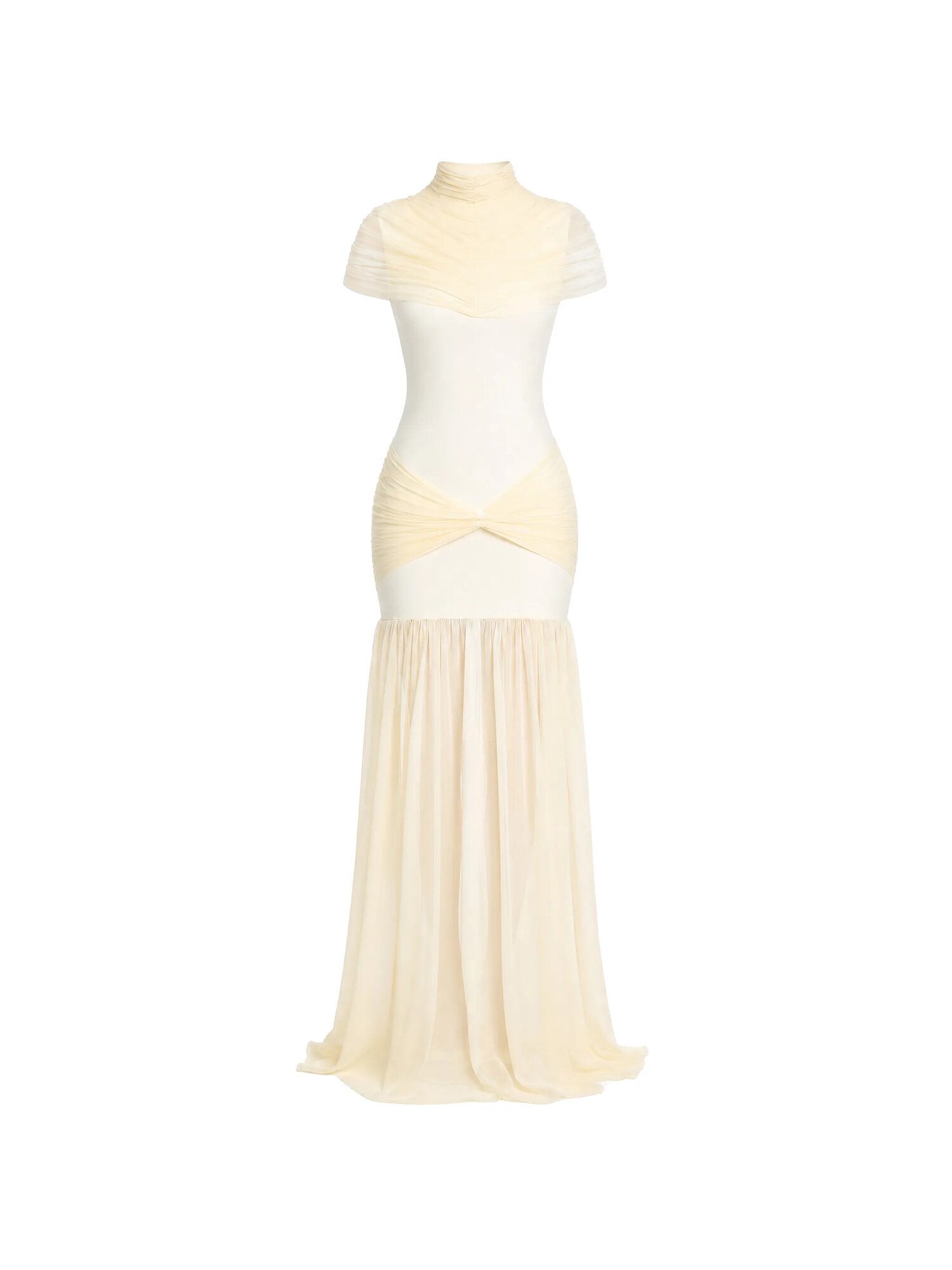 Платье Grace mesh-panelled maxi dress