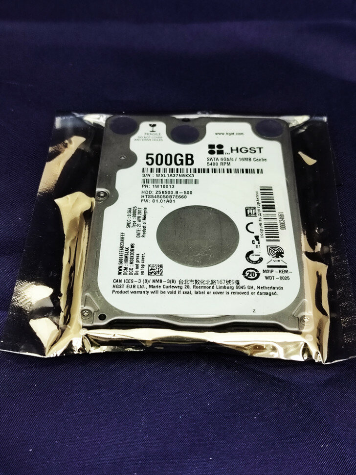 Жесткий диск HGST HTS545050B7E660, 500 Гб