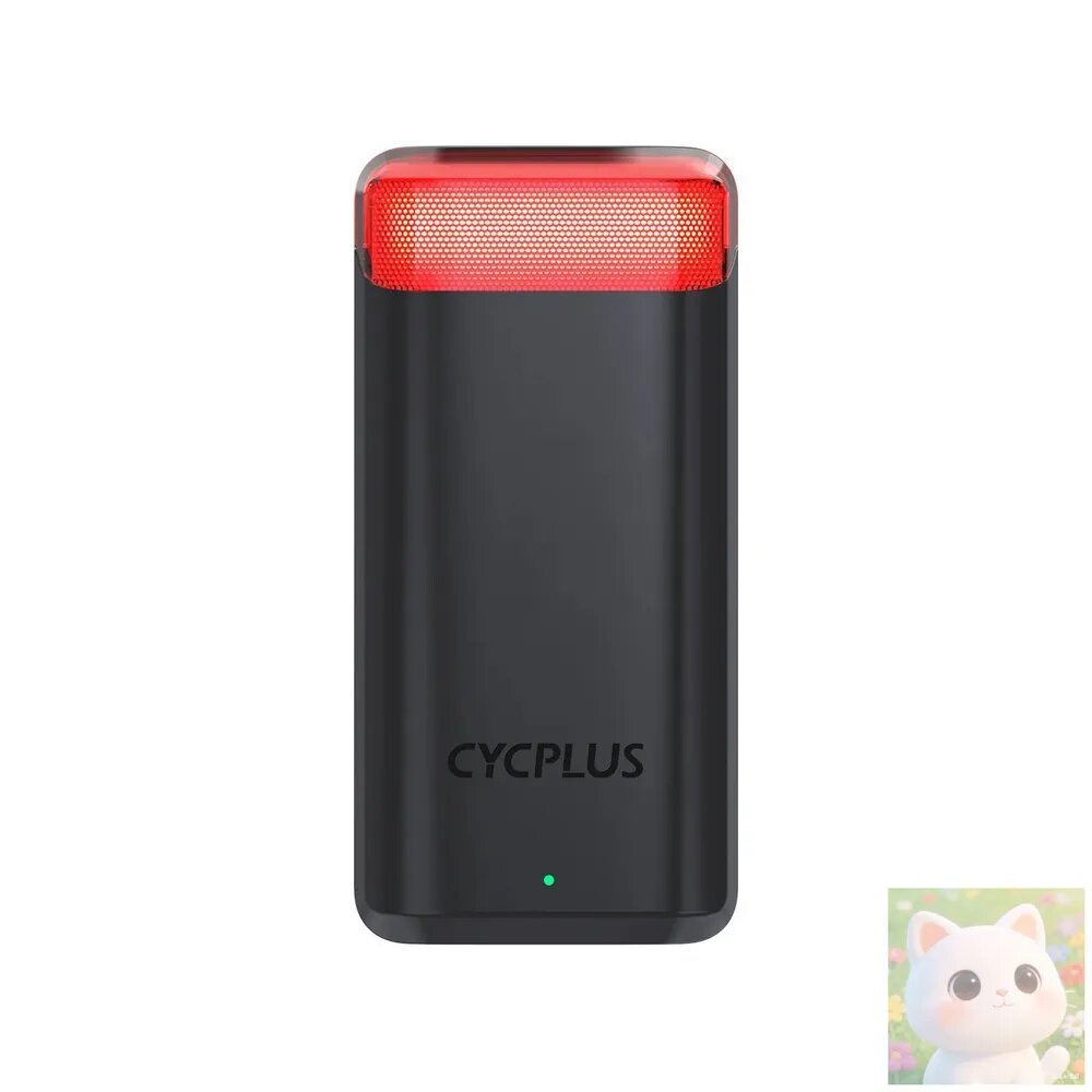 Фонарь для велосипеда Cycplus L7, задний, черный матовый, красный, 5 режимов, 67г, 160м — фото 1