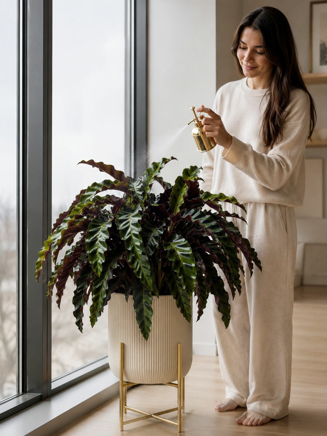 Калатея Гандерси (Calathea Gandersii) D11см, комнатное растение