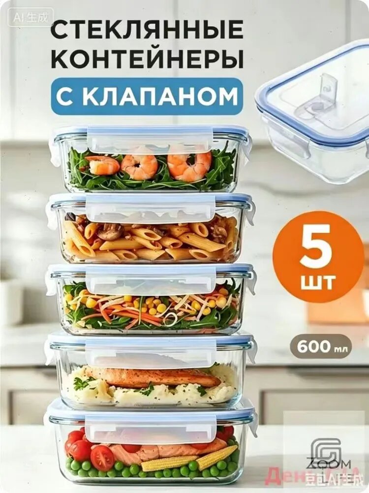 Контейнер пищевой, 600 мл