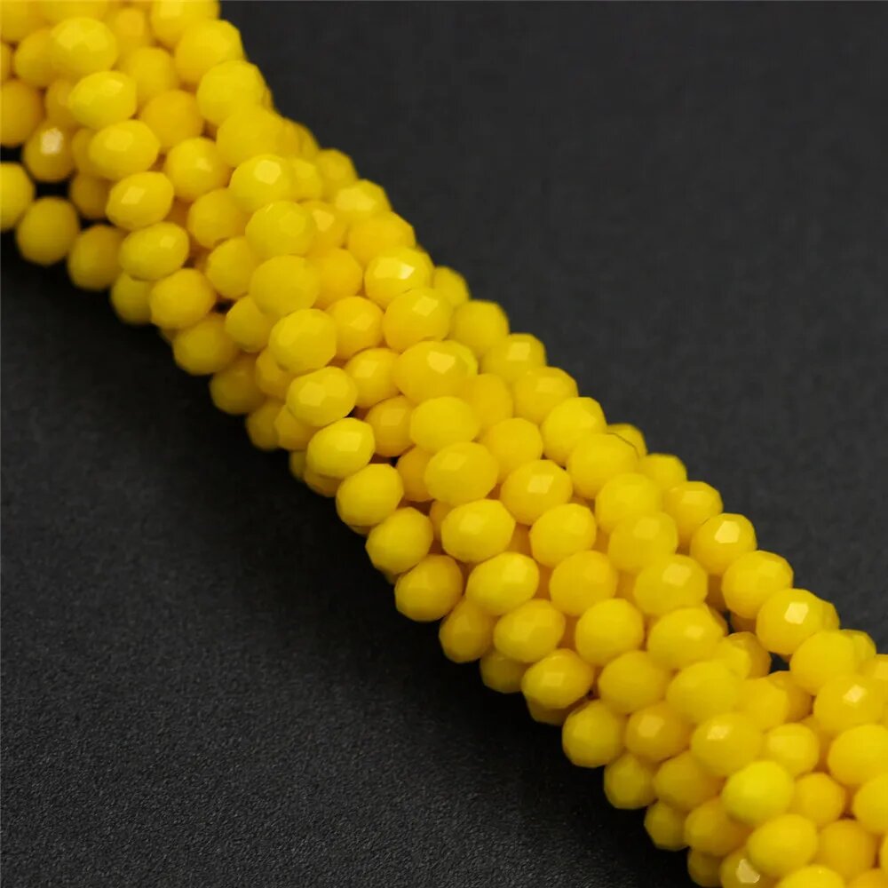 Хрустальные бусины YUANZHIRUN 2мм 3мм 4мм Желтый, 2mm 850pcs, 076ch