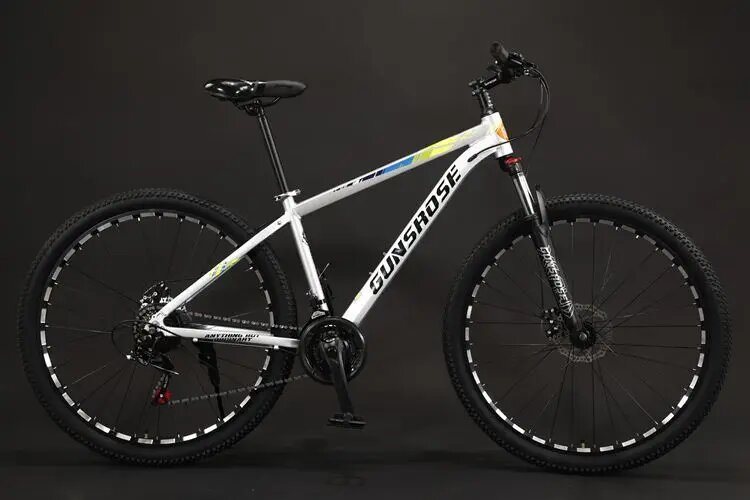 Велосипед One-Wheel 26 дюймовый горный с переменной скоростью, амортизацией и дисковыми тормозами
