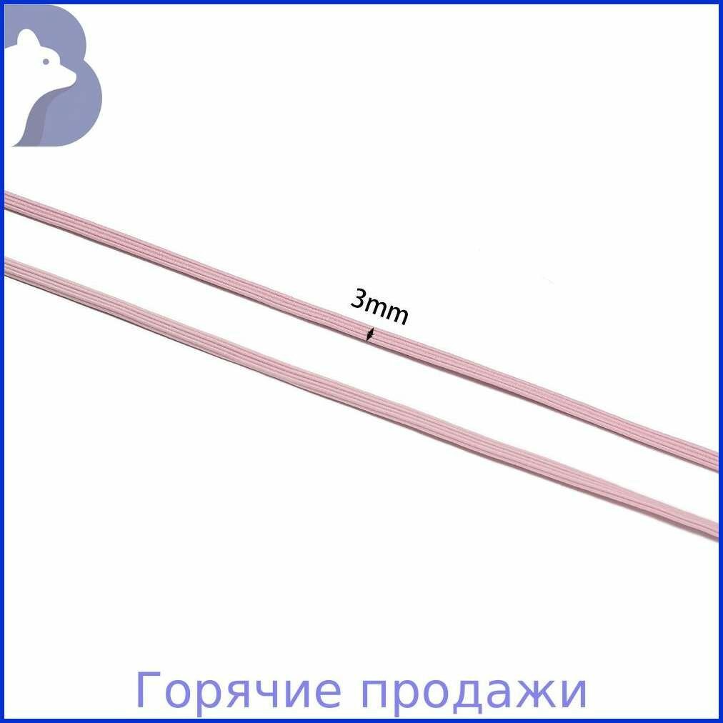 Резинка, циан 3мм, 5м — фото 1
