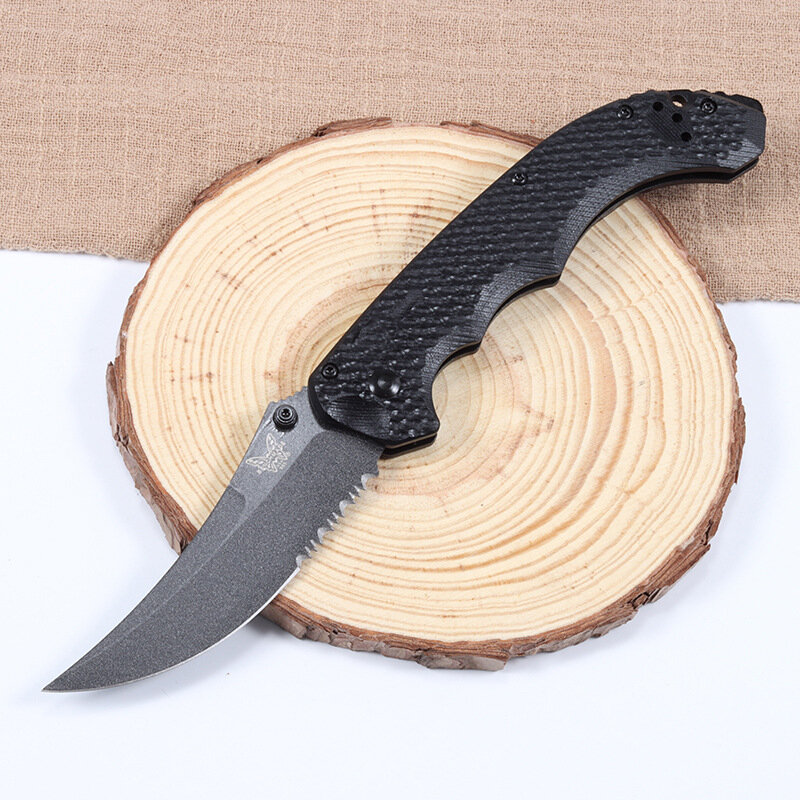 Benchmade865 Прочный складной нож для походов и кемпинга, изготовлен из стали высокой твердости, отличается стойкостью к затуплению и механическим повреждениям