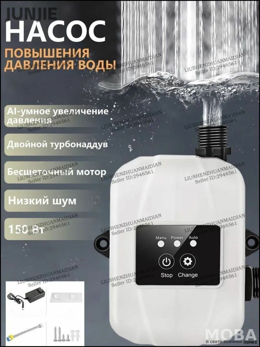 Насос поверхностный,150Вт,36л/мин,28м