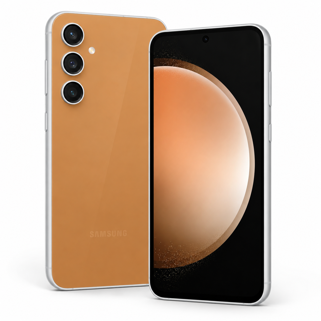Смартфон Samsung Galaxy S23 FE 5G, 8/256 ГБ, Dual: nano SIM + eSIM, Tangerine-Коричневый
