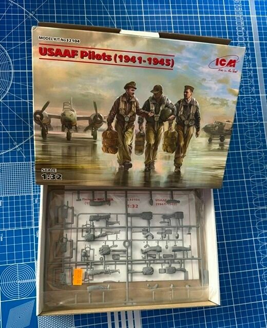 ICM Сборная модель Пилоты ВВС армии США, 1941-1945 г, 1/32