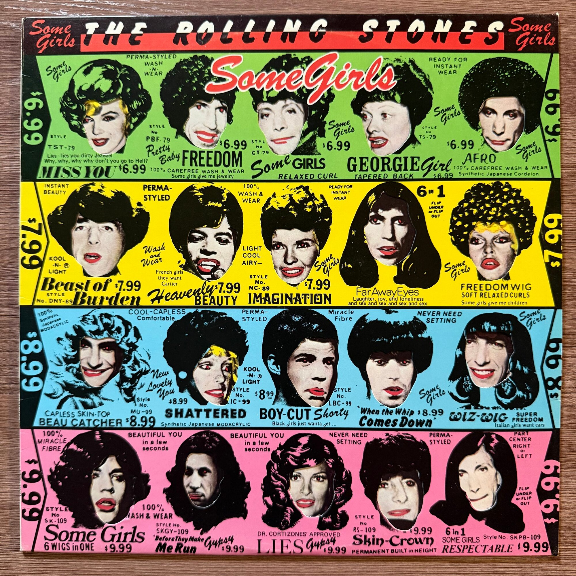 Виниловая пластинка The Rolling Stones - Some Girls (Швеция 1978г.)