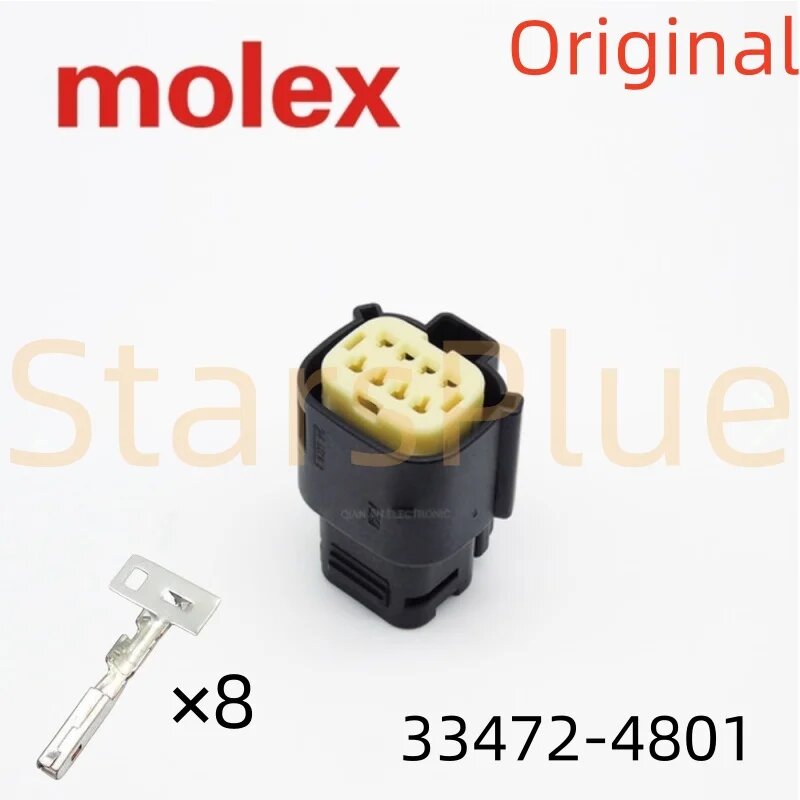 Разъем MOLEX 8-контактный, 33472-4801