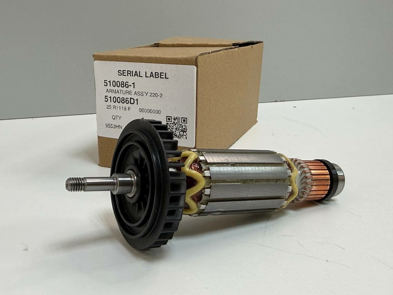 Ротор (якорь) 510086-1 для УШМ Makita 9553HN 9553NB 9555HN 9555NB