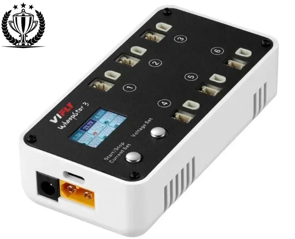 Зарядное устройство VIFLY WhoopStor 3 V3 для Li-Pol аккумуляторов 6 портов