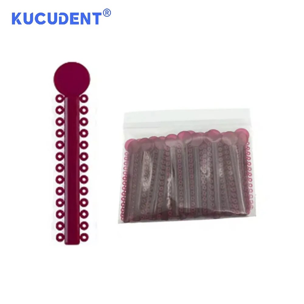 Эластичные лигатурные ленты KUCUDENT 1040 шт, 39 цветов