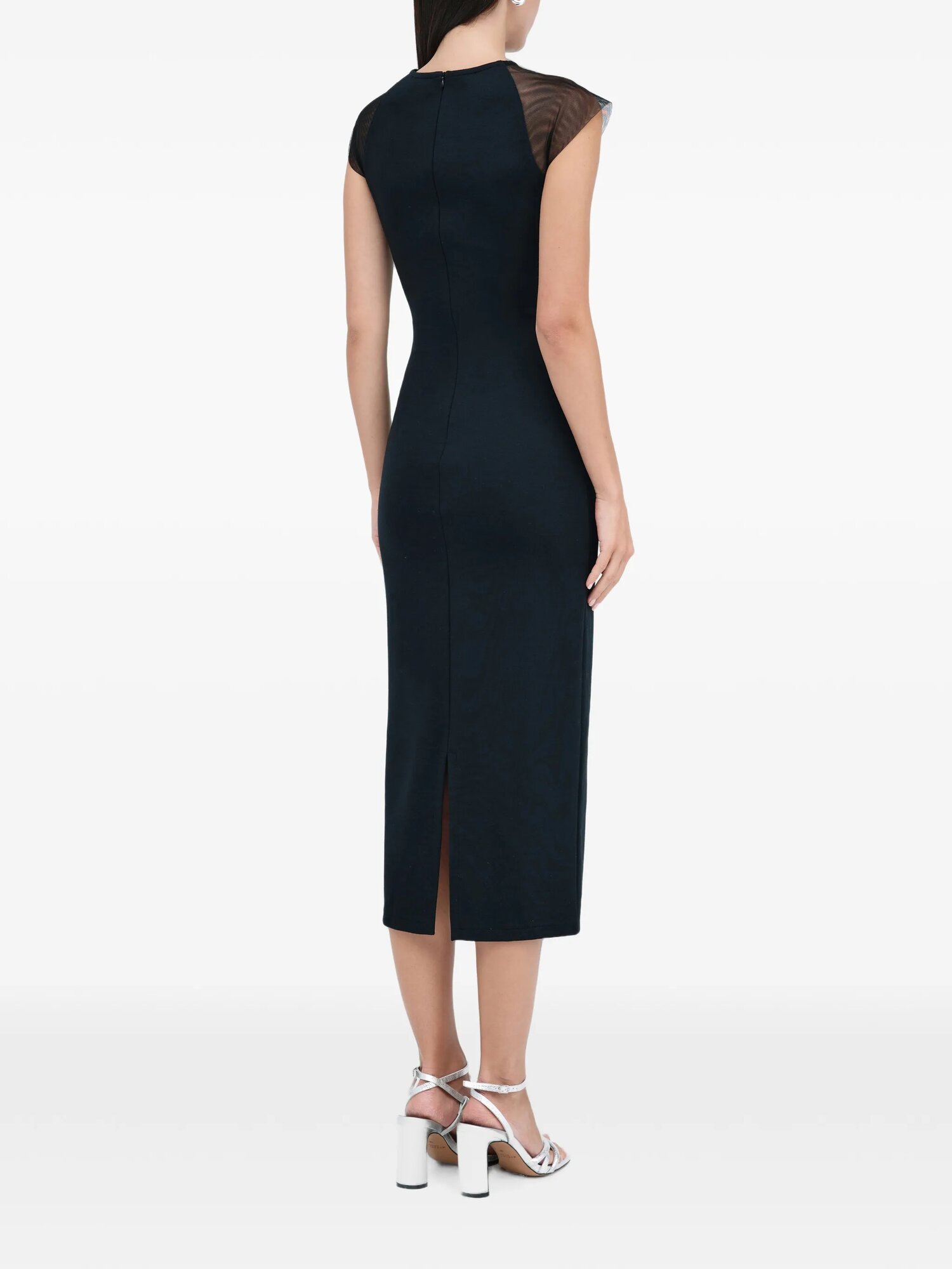 Платье Marcella Rooney midi dress, размер 44, черный — фото 1