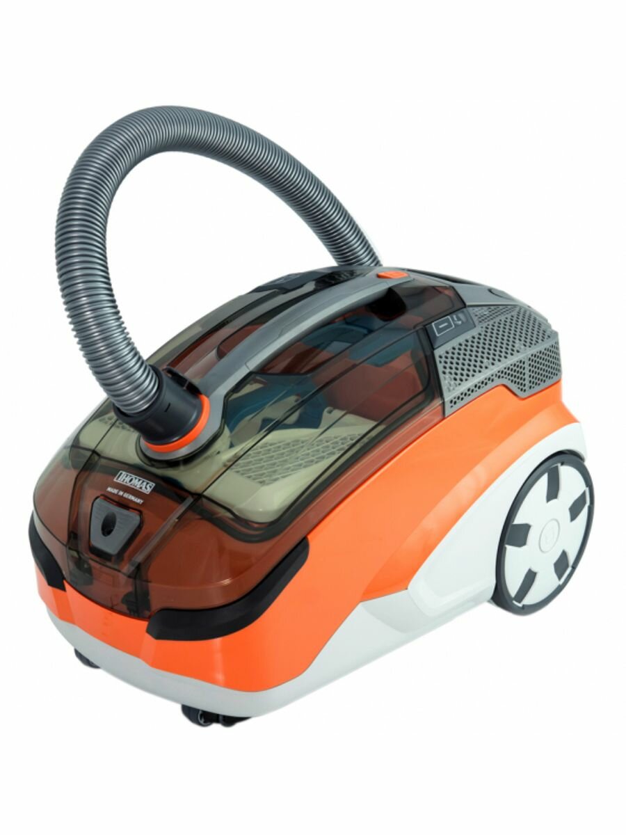 Пылесос моющий Thomas Aqua Pet & Family, сухая и влажная уборка, 1700 Вт, оранжевый/серый