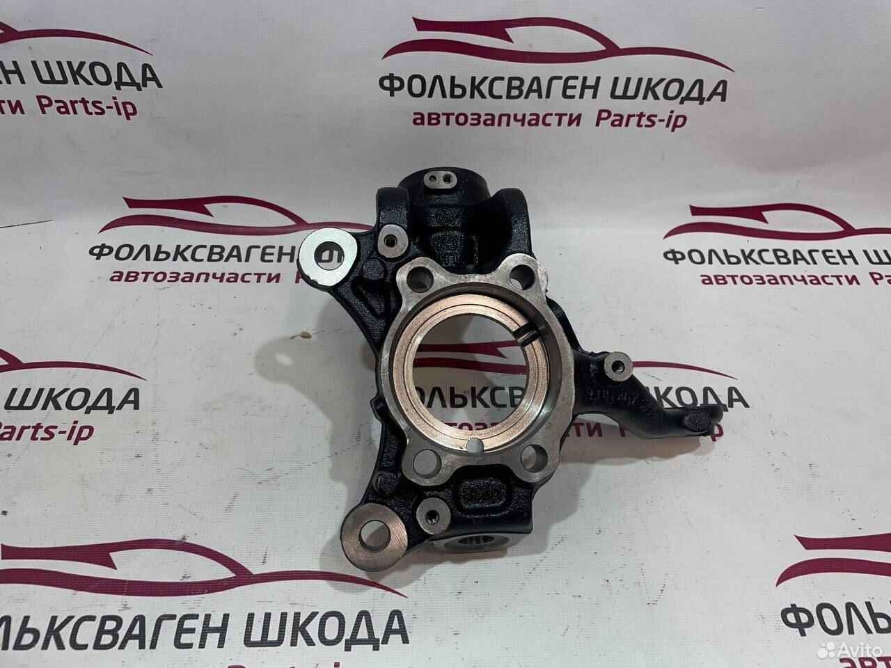 Кулак передний левый Original 55мм Volkswagen Jetta 5, Golf 5, Golf 6, Tiguan, Touran, Scirocco 3 08-14, Skoda Octavia A5 04-13, Audi 1K0407255AA