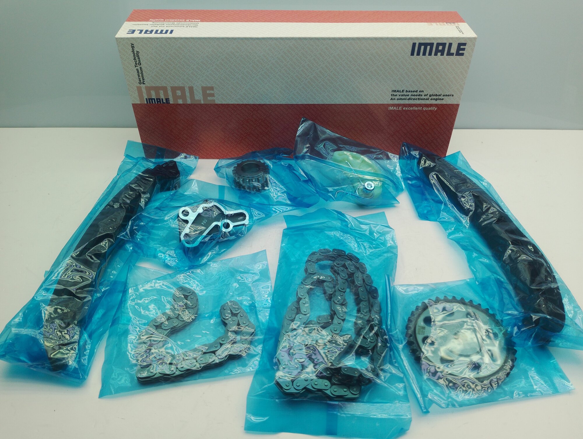 Новый ремкомплект цепи ГРМ VW VAG EA111 1.4 TSI CAX CAV IMALE/IMLENG I01010002 03C109158 03С109507AD