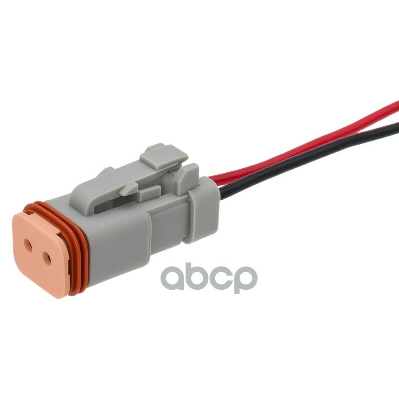Разъем 2 PIN с проводами серии DEUTSCH DT06-2S-C017 для ГАЗ, КамАЗ, МАЗ, DAF, SCANIA AIRLINE арт. AECC314