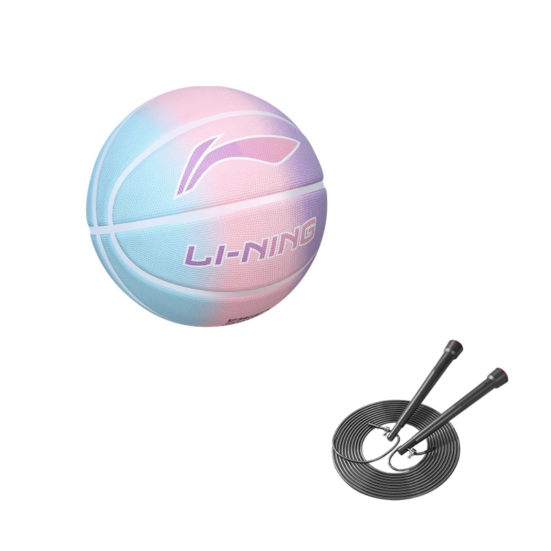 Баскетбольный мяч унисекс Li Ning x CBA Rubber, размер 7, тренировочный, версия для материкового Китая