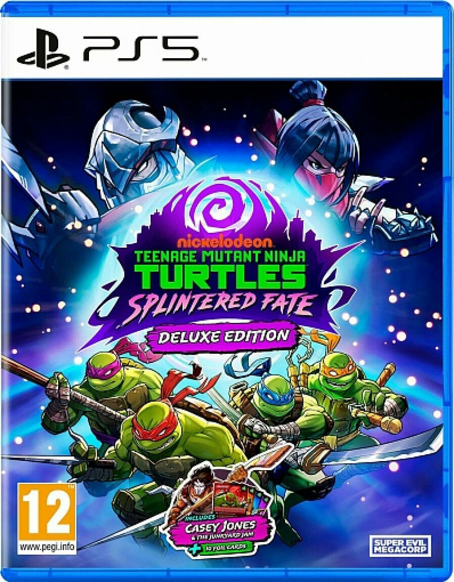 Игра Sony PlayStation 5 (PS5) - Teenage Mutant Ninja Turtles: Splintered Fate, 12+, 4 игрока, (на диске)