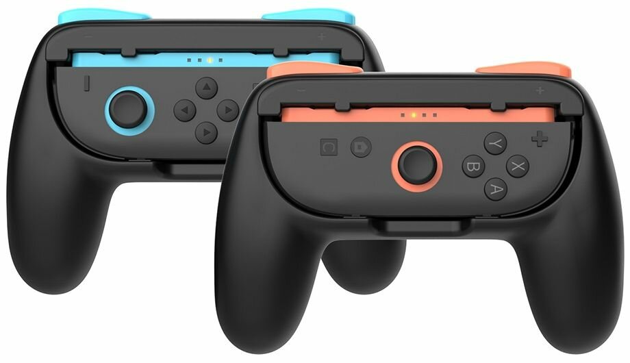 Держатель для Joy-Con 2 Dobe Controller Grip (TNS-3162B) Black/Orange/Blue (Nintendo Switch 2)