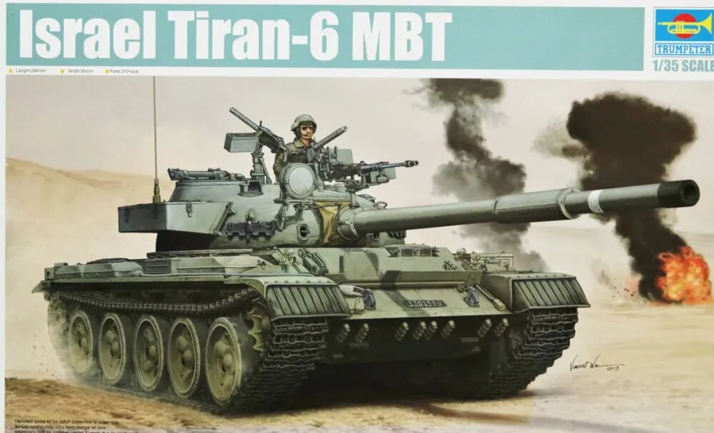 Trumpeter 05576 1/35 IDF Тиран-6 МБТ Пластиковая модель танка