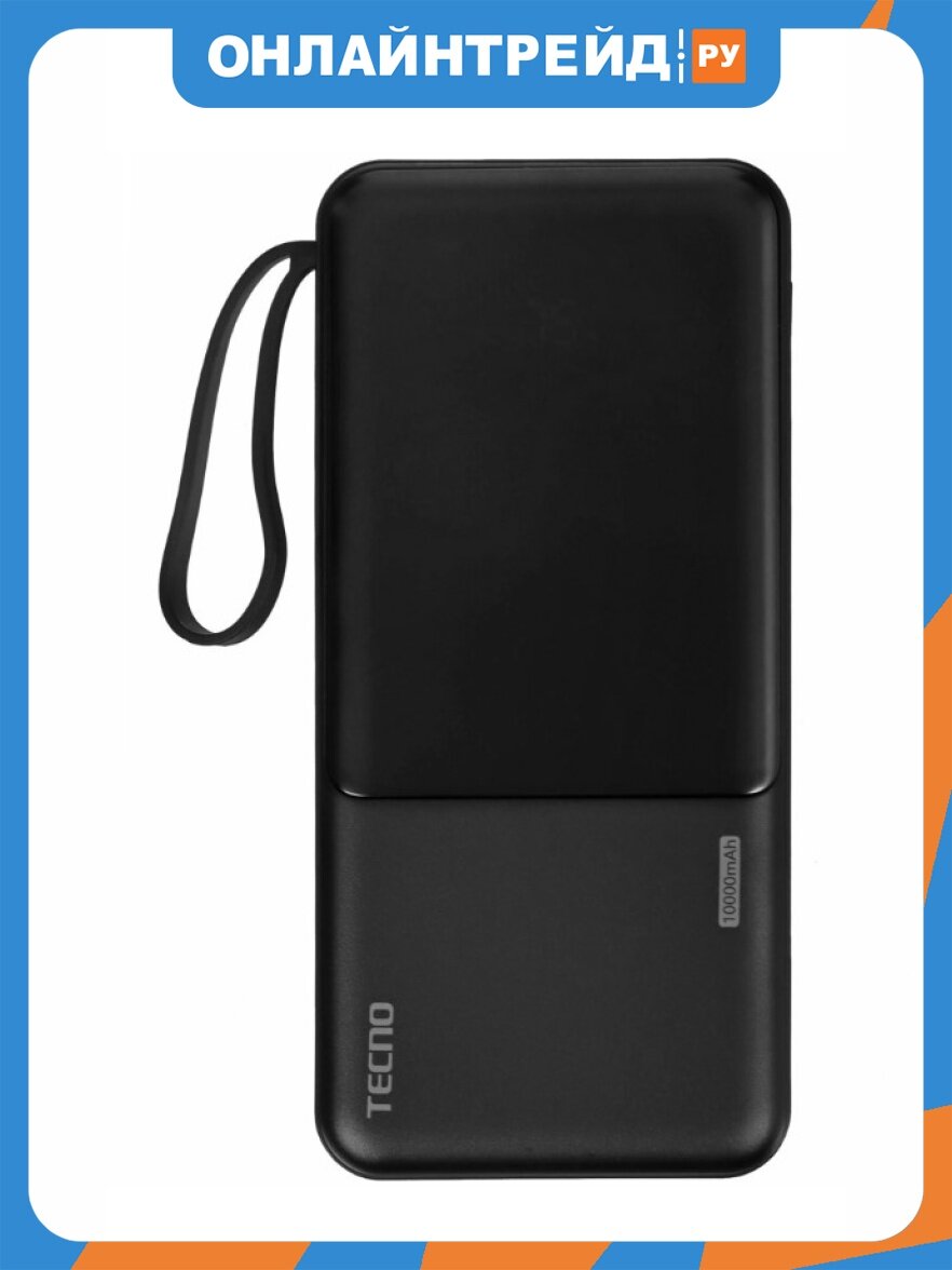 Внешний аккумулятор Tecno L101 10000 мАч, черный