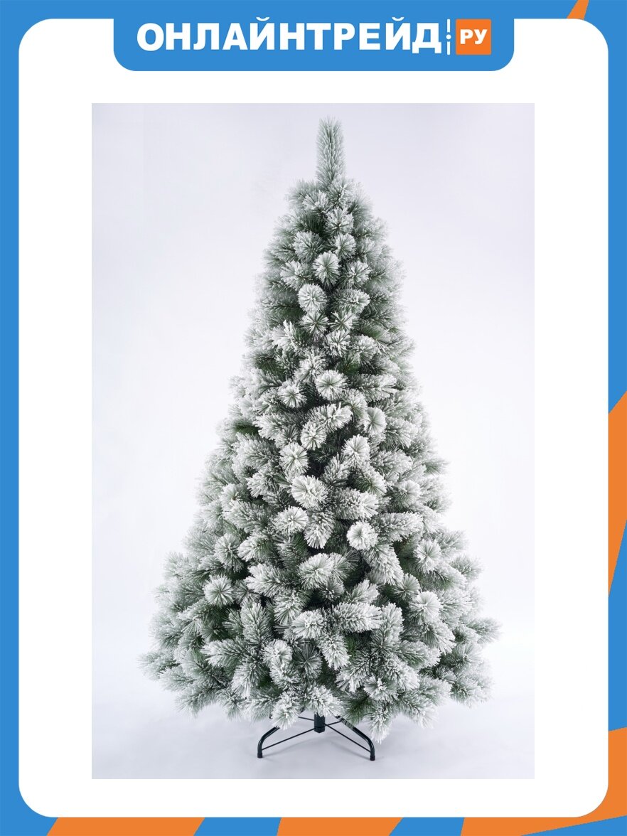 Сосна искусственная Max Christmas заснеженная Новосибирская 180 см