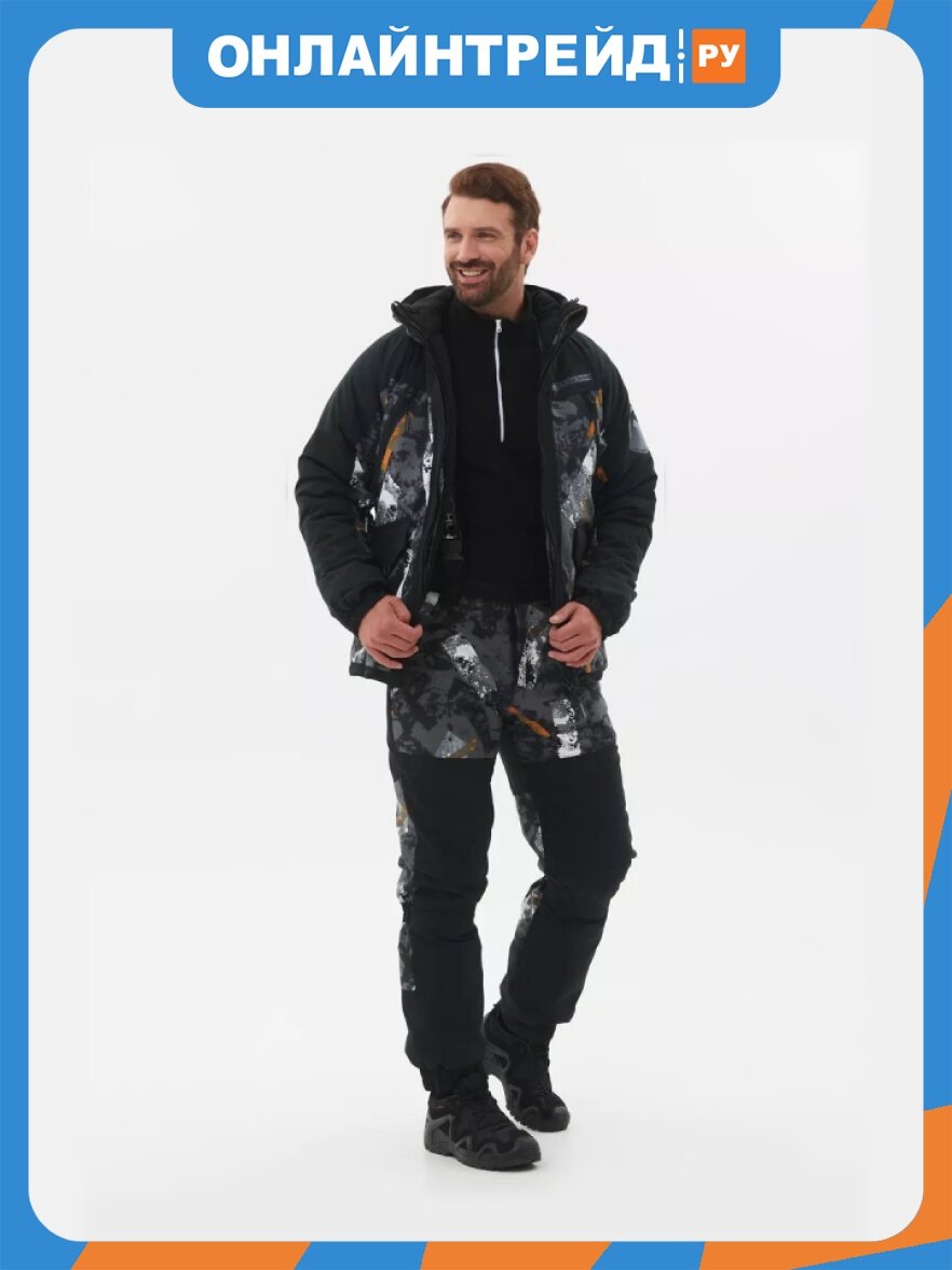Костюм зимний Huntsman Горка-Люкс ткань Исландия цвет КМФ 192, размер 60-62/182-188