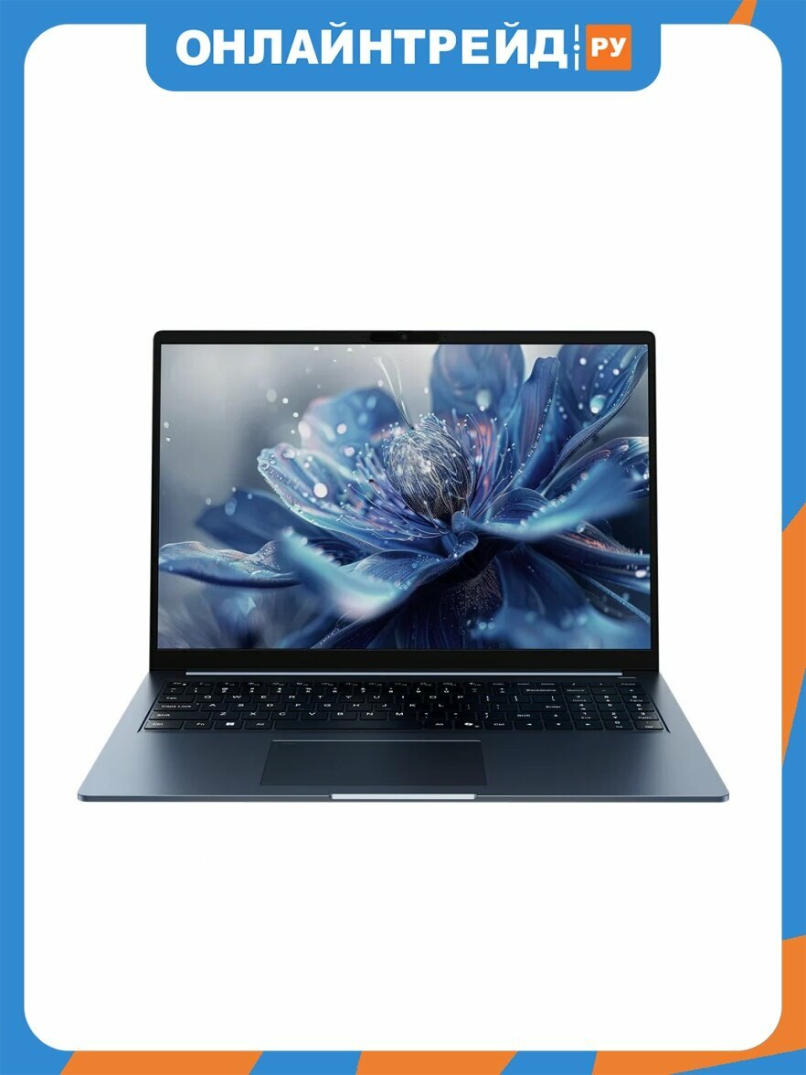 Ноутбук Chuwi CoreBook Air Plus 16 16" WUXGA IPS 60Hz Ryzen 5 6600H(3.3ГГц), 16Гб LPDDR5, SSD 512Гб, Radeon 660M, Win11Pro, Indigo Blue(CWI654-561N5N1HDMXX
