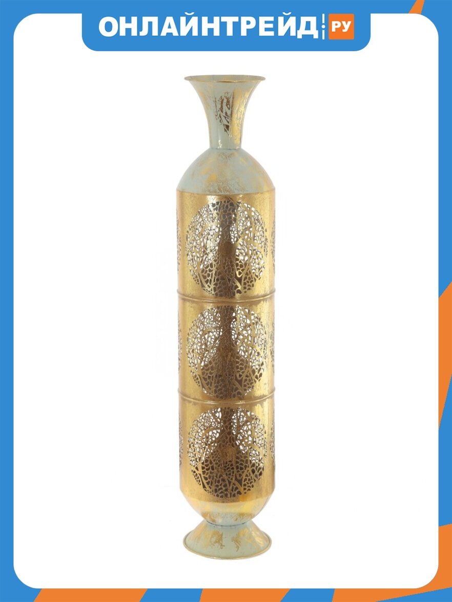 Ваза Remeco Collection для искусственных цветов, 17,5х17,5х91,5 см