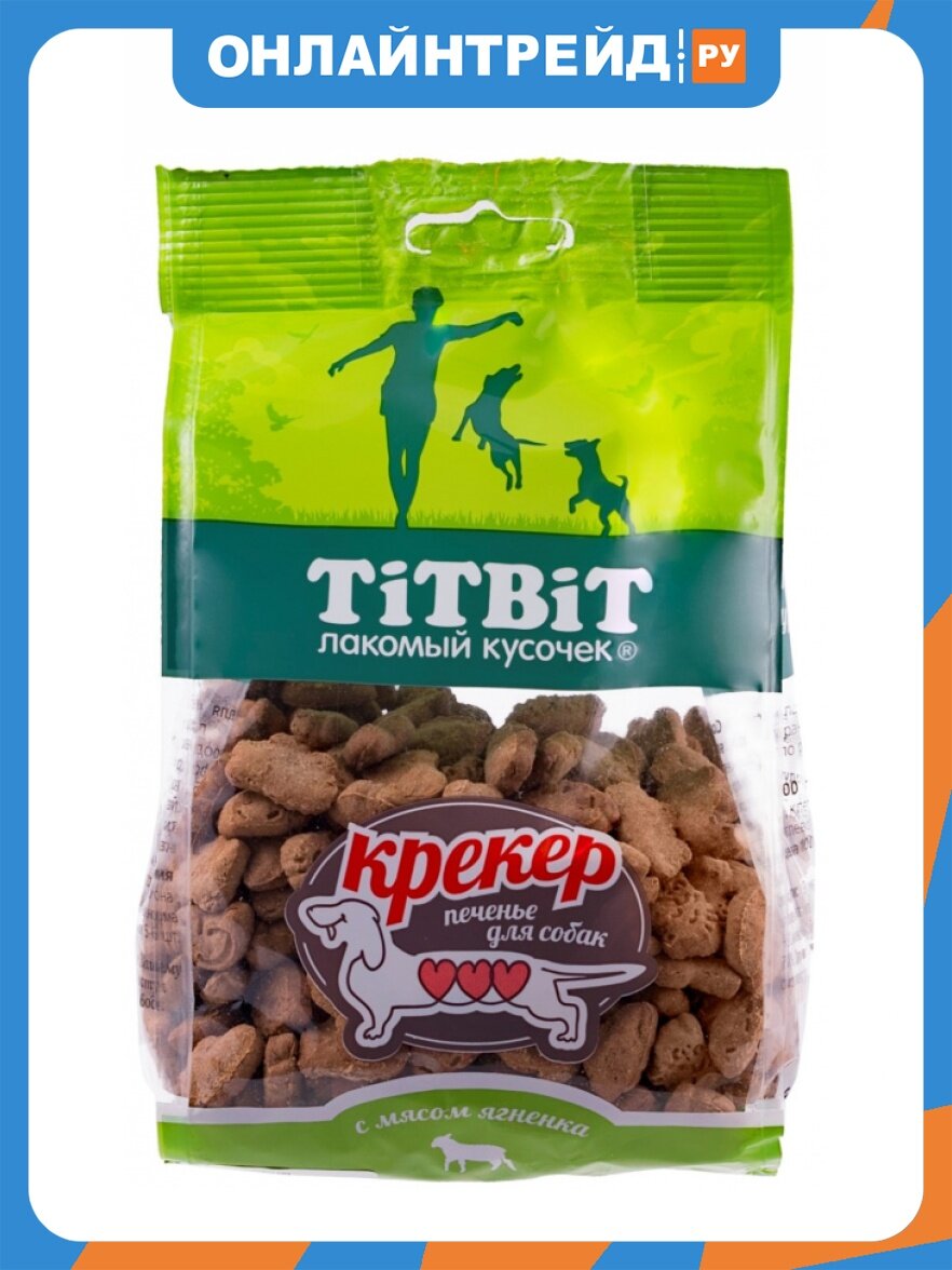 Лакомство для собак Titbit Крекер с мясом ягненка (250 г)