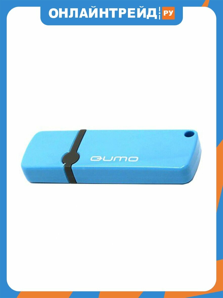 Флешка 8Gb Qumo Optiva 02 Blue USB 2.0 (QM8GUD-OP2-blue)