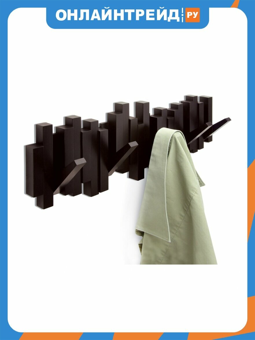 Вешалка настенная Umbra Sticks эспрессо