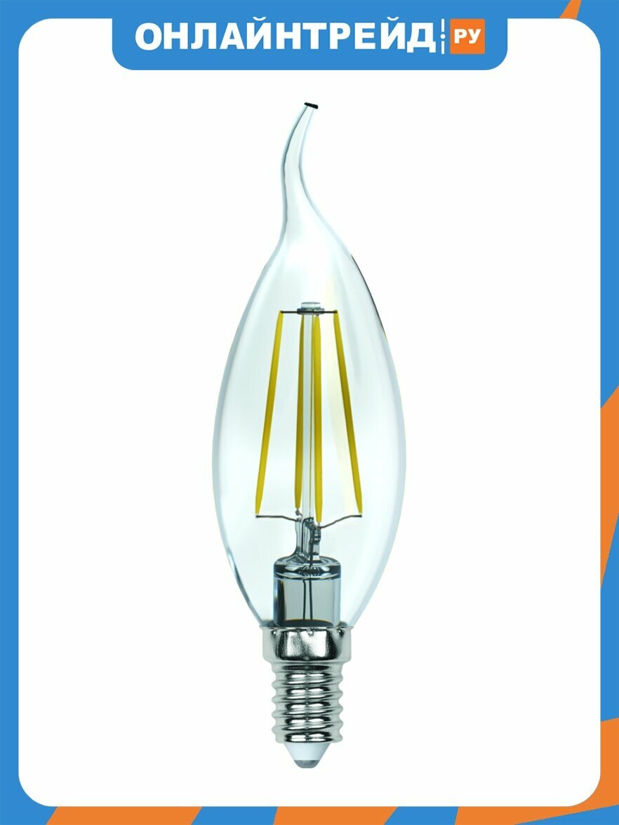 Светодиодная лампа Uniel LED-CW35-13W/4000K/E14/CL PLS02WH