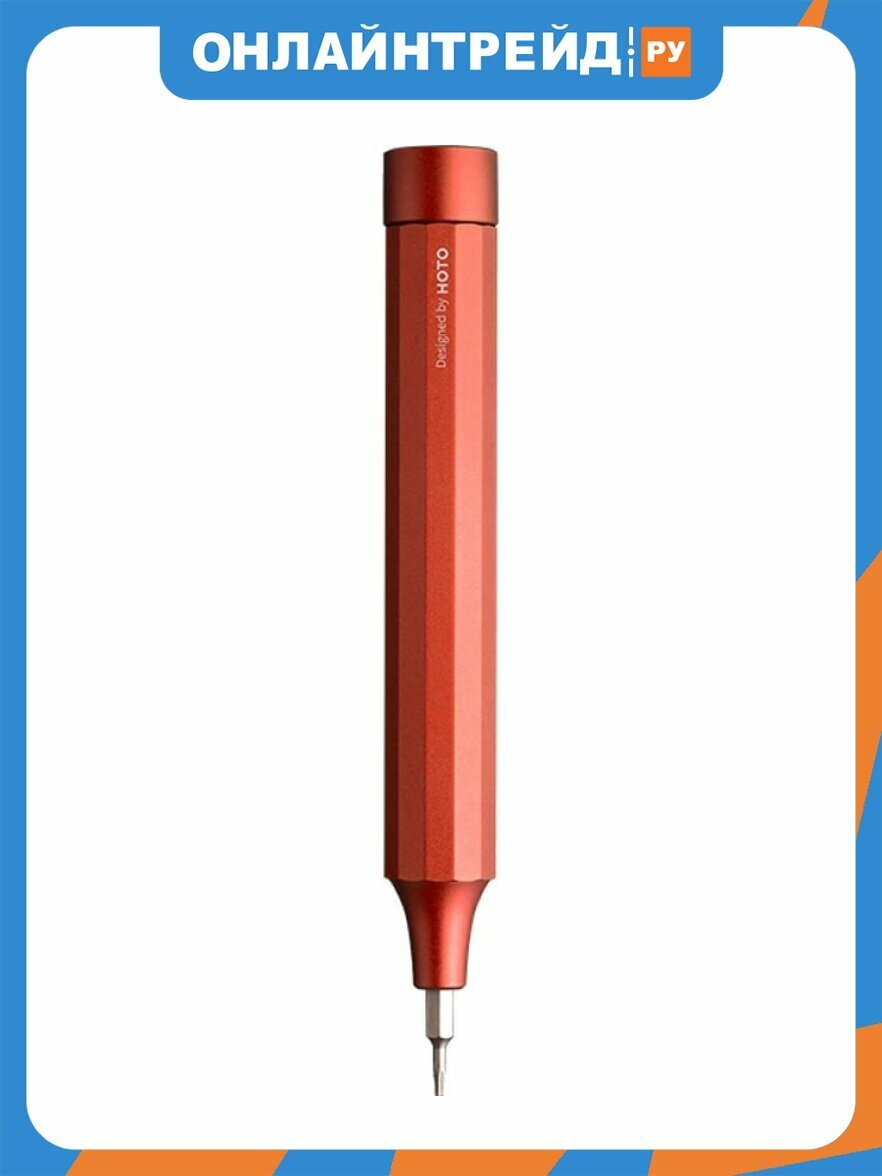 Отвертка Hoto с набором бит 24-in-1 Precision Screwdriver, красный, QWLSD004