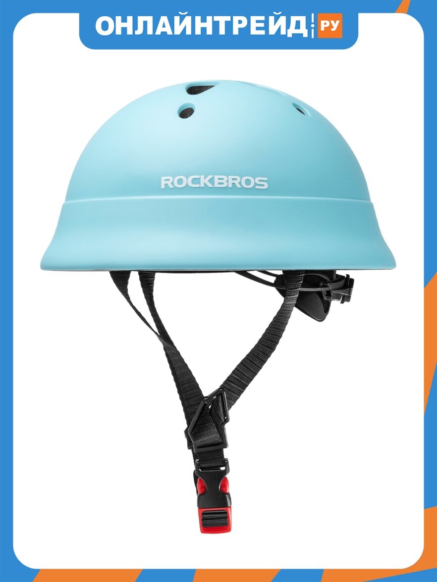 Шлем велосипедный Rockbros TS-021 детский, голубой